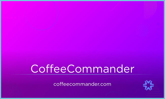 CoffeeCommander.com is for sale