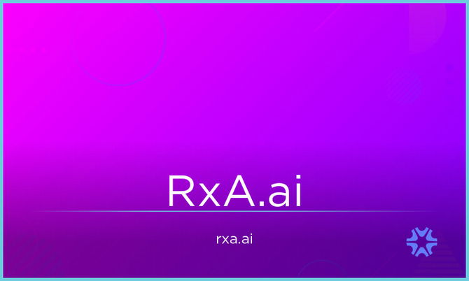 RxA.ai: The domain name RxA.ai is for sale