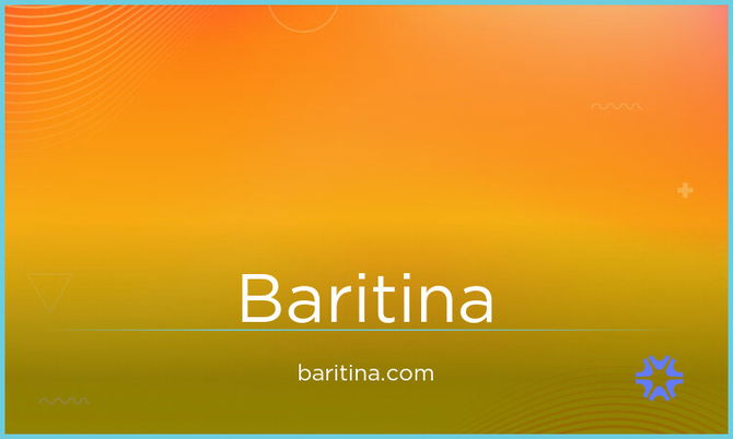 Baritina: The domain name Baritina.com is for sale