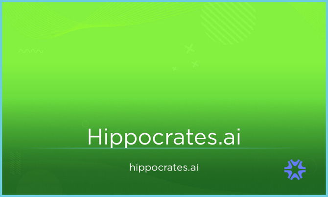 hippocrates.ai: The domain name hippocrates.ai is for sale