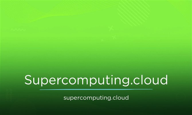 Supercomputing.cloud: The domain name Supercomputing.cloud is for sale