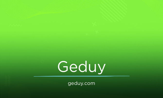 Geduy.com is for sale