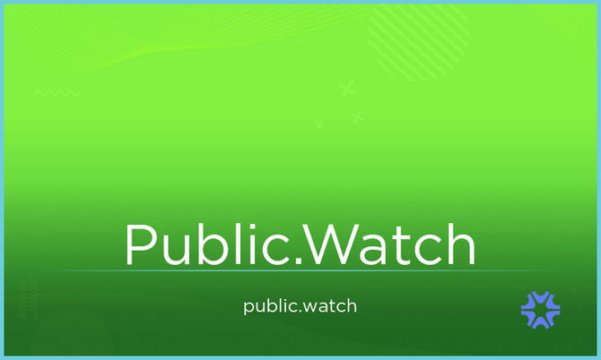 Public.Watch — Premium Domain For Sale | Atom