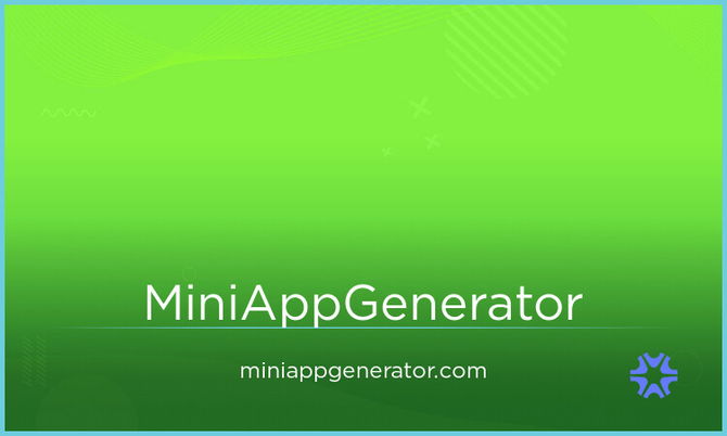MiniAppGenerator: The domain name MiniAppGenerator.com is for sale