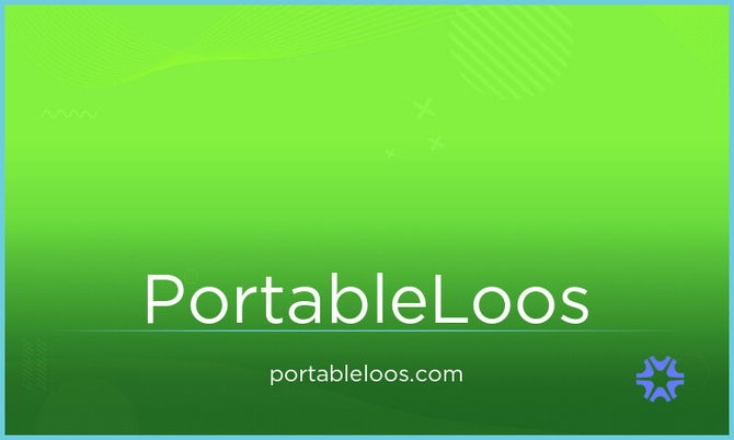 PortableLoos: The domain name PortableLoos.com is for sale