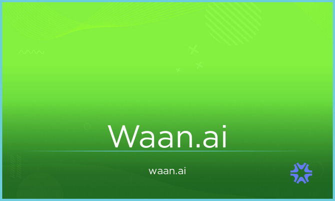 Waan.ai: The domain name Waan.ai is for sale