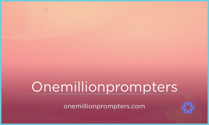 onemillionprompters: The domain name onemillionprompters.com is for sale