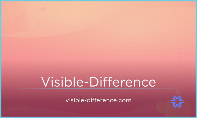 Visible-Difference: The domain name Visible-Difference.com is for sale