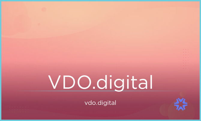 VDO.digital — Premium Domain For Sale | Atom