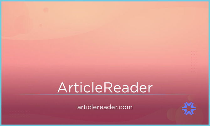 ArticleReader.com is for sale