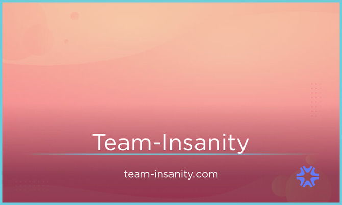 Team-Insanity: The domain name Team-Insanity.com is for sale