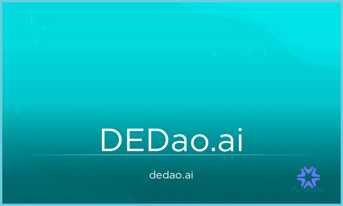 DEDAO.ai: The domain name DEDAO.ai is for sale