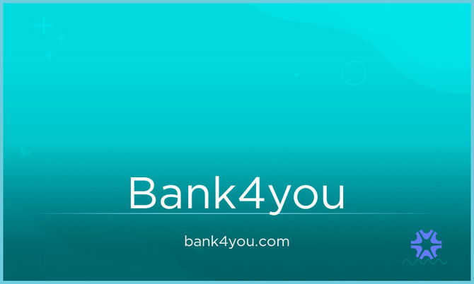 Bank4You.com — Premium Domain For Sale | Atom