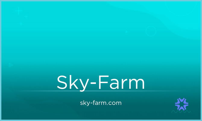 Sky-Farm: The domain name Sky-Farm.com is for sale