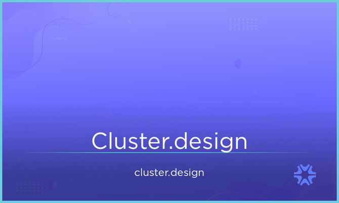 cluster.design — Premium Domain For Sale | Atom