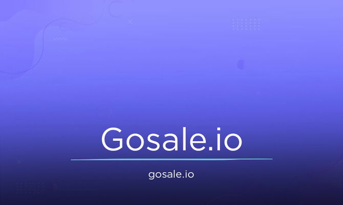 Gosale.io is for sale
