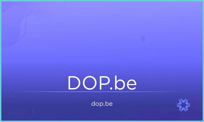 DOP.be: The domain name DOP.be is for sale