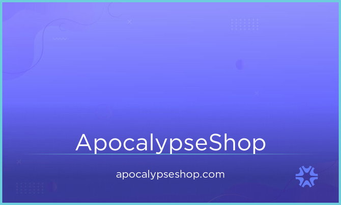 ApocalypseShop.com — Premium Domain For Sale | Atom