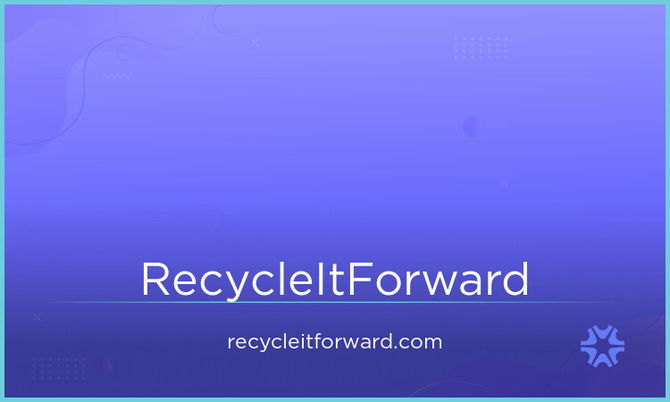 RecycleItForward: The domain name RecycleItForward.com is for sale