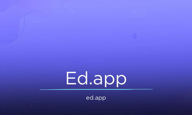 Ed.app: The domain name Ed.app is for sale