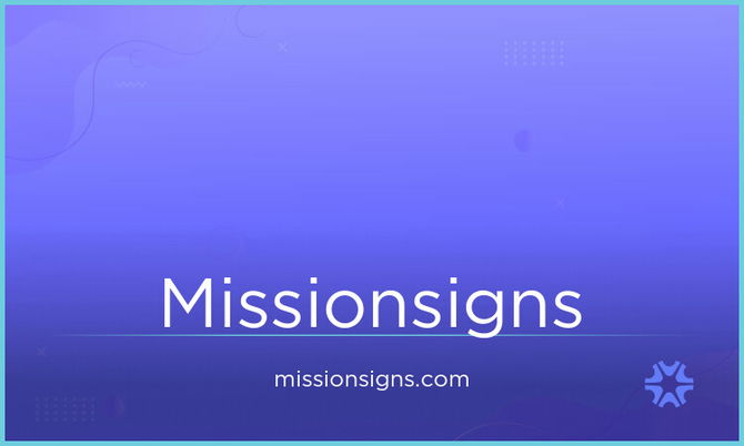 Missionsigns: The domain name Missionsigns.com is for sale
