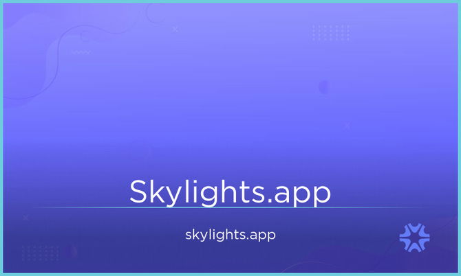 Skylights.app: The domain name Skylights.app is for sale