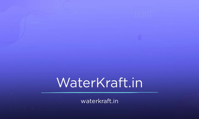 WaterKraft.in: The domain name WaterKraft.in is for sale