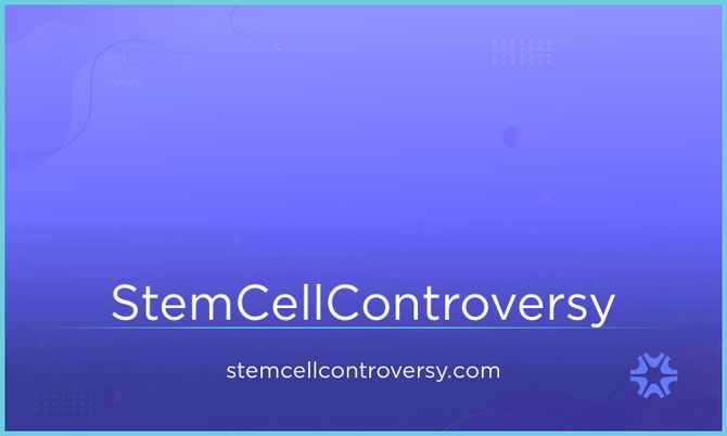 StemCellControversy: The domain name StemCellControversy.com is for sale