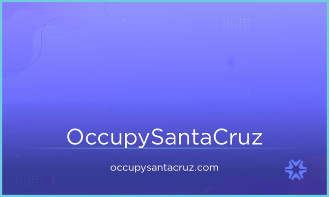 OccupySantaCruz: The domain name OccupySantaCruz.com is for sale