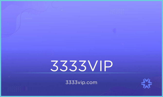3333VIP: The domain name 3333VIP.com is for sale