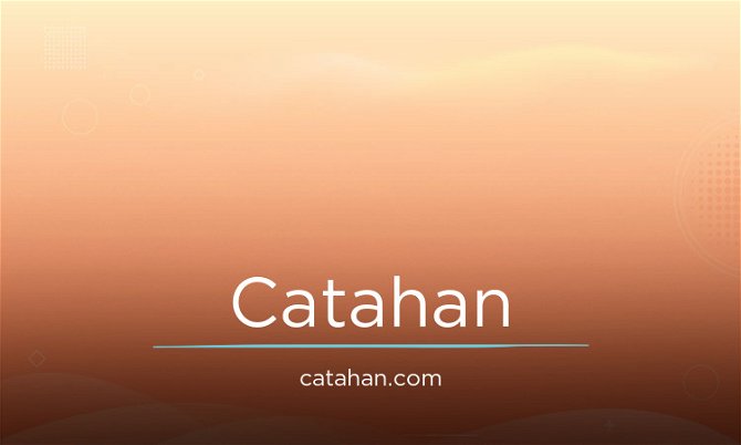 Catahan.com is for sale