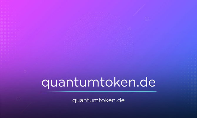 Quantumtoken.de — Premium Domain For Sale | Atom