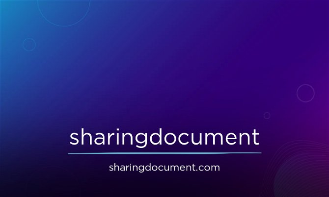 SharingDocument.com — Premium Domain For Sale | Atom