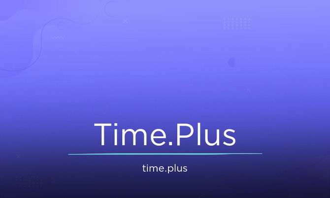Time.Plus is for sale