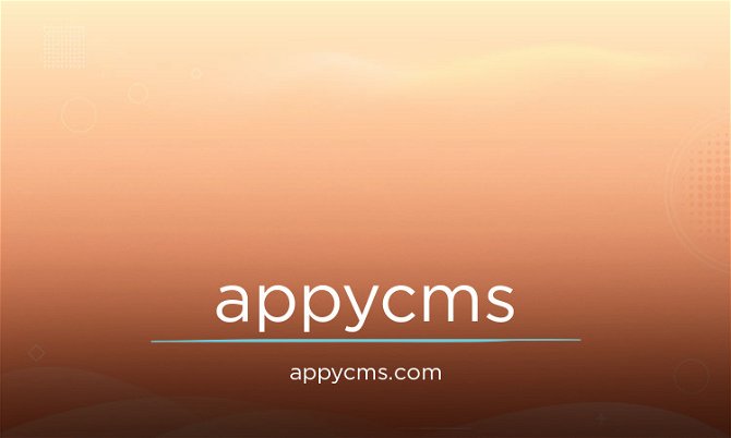 AppyCMS.com — Premium Domain For Sale | Atom